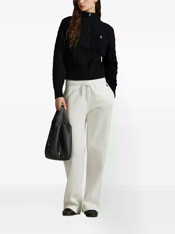 Polo Ralph Lauren Cable-knit Quarter-zip Sweater