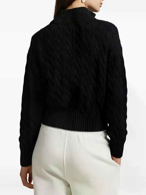 Polo Ralph Lauren Cable-knit Quarter-zip Sweater