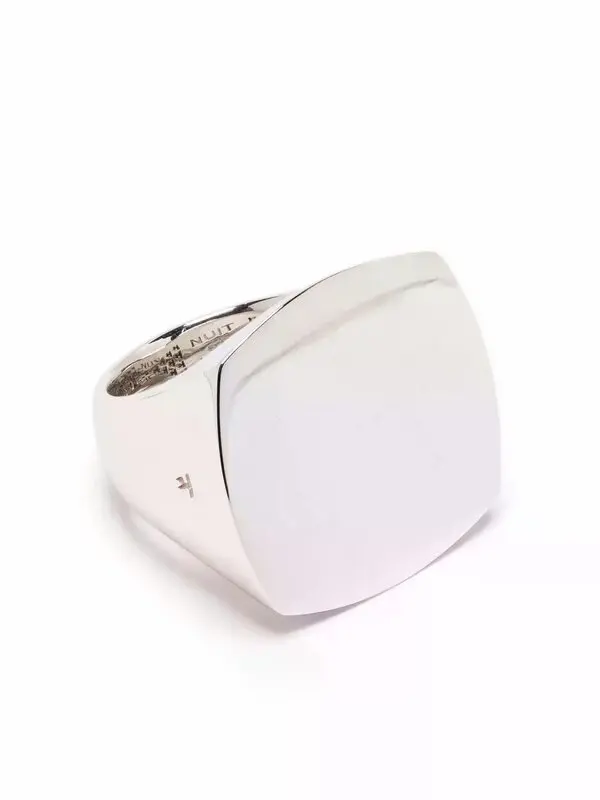 Tom Wood Clean Cushion Sterling Ring - Silver