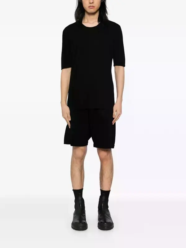 LABEL UNDER CONSTRUCTION Raw Edge T-shirt - Black