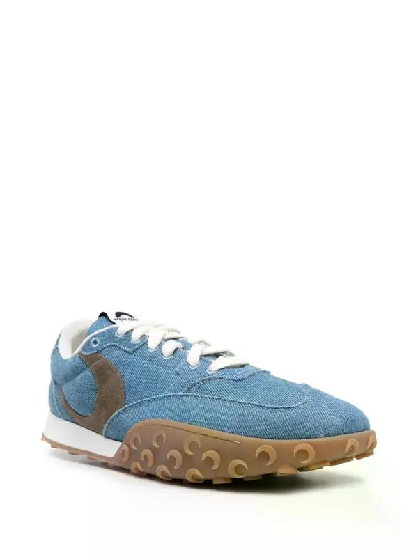 MARINE SERRE Moon Laser Denim Sneakers