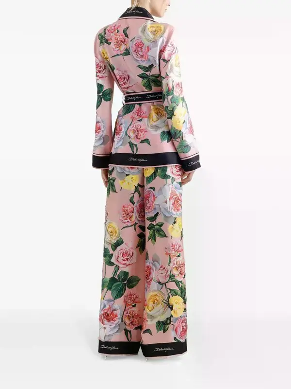 Dolce & Gabbana Floral-print Shirt - Pink