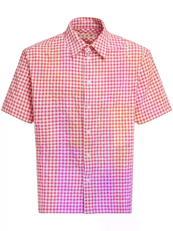 Marni Check Pattern Shirt