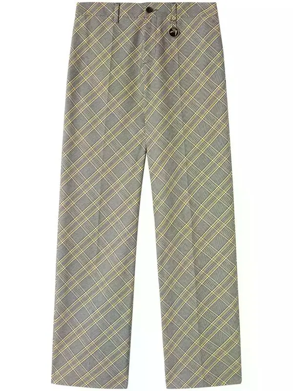 AMBUSH Checked Straight-leg Trousers