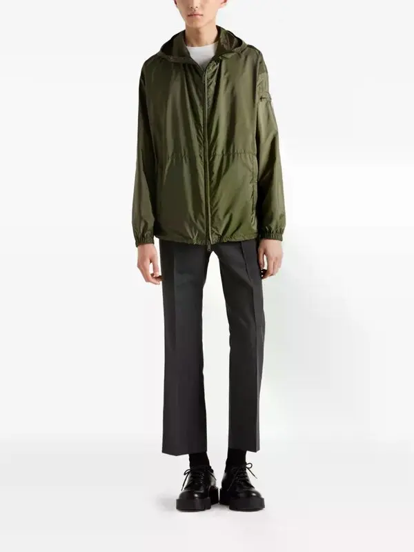 Prada Hooded Lightweight Jacket