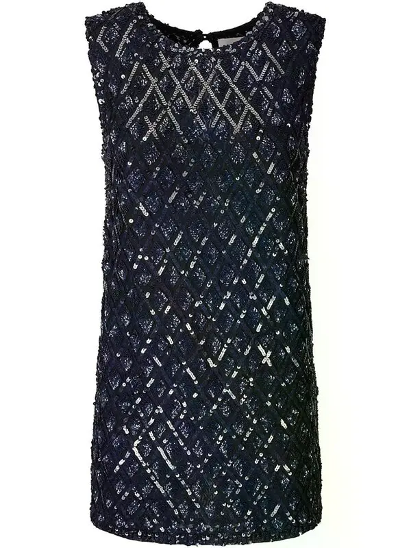P.a.r.o.s.h Sequinned Mini Dress - Blue