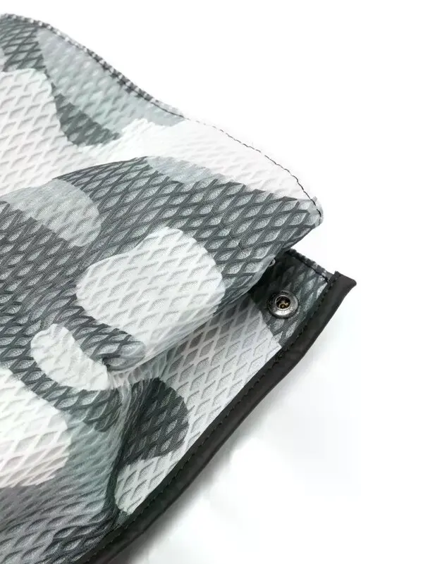 Rains Camouflage Print Textured Backpack