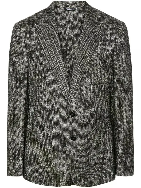 Dolce & Gabbana Single-breasted Blazer - Black