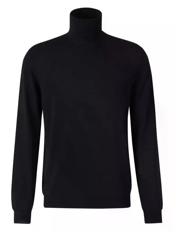 ZANONE Roll-neck Jumper - Black