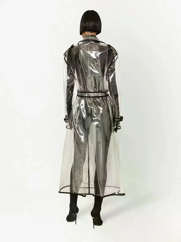 Dolce & Gabbana Contrast-trim Trench Coat