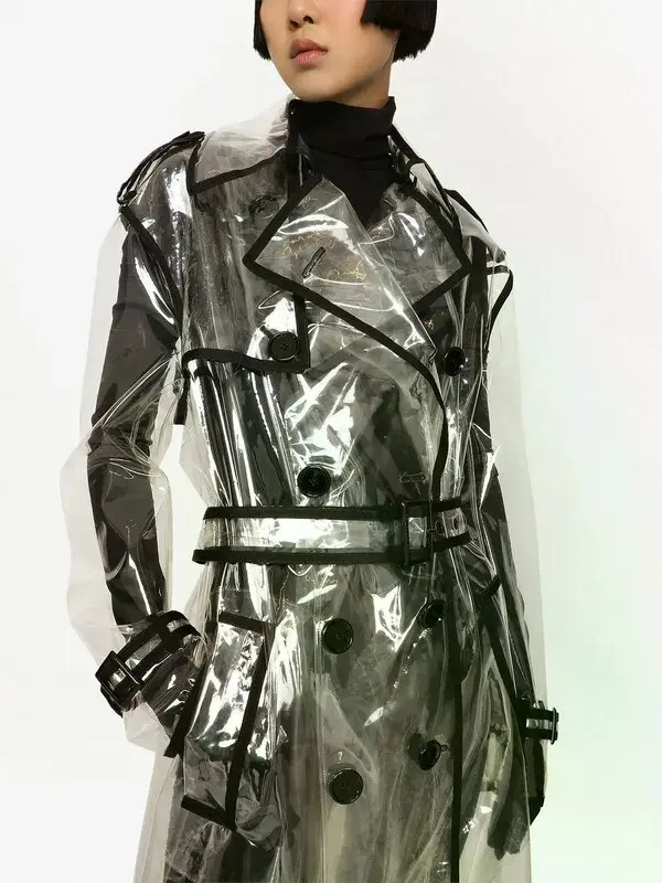 Dolce & Gabbana Contrast-trim Trench Coat