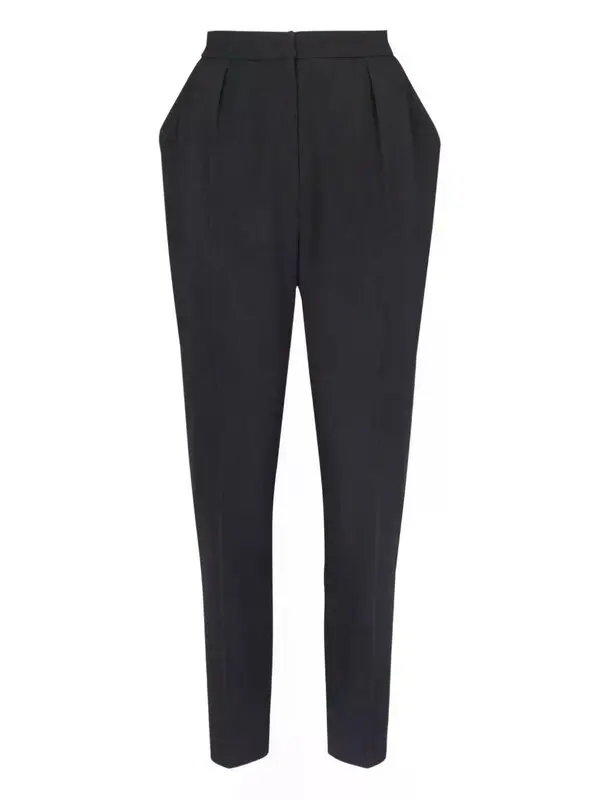 Balmain Wool Trousers - Black