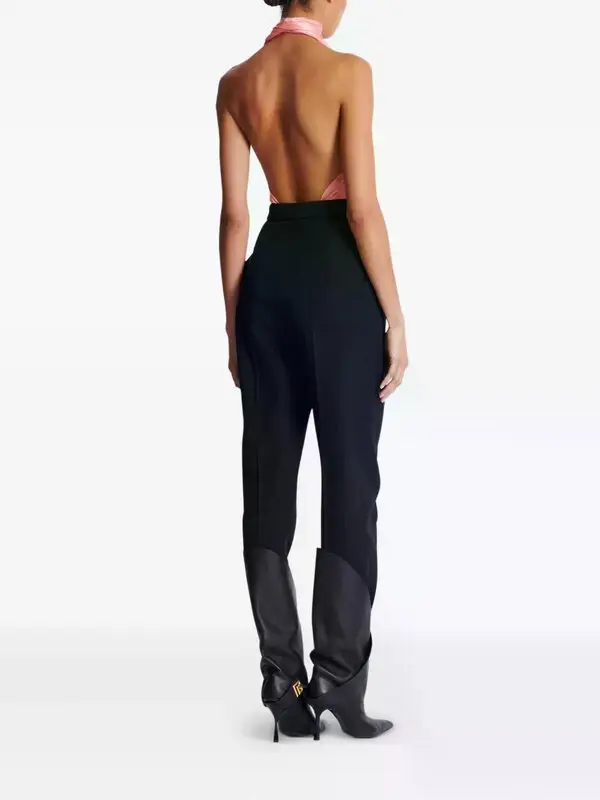 Balmain Wool Trousers - Black