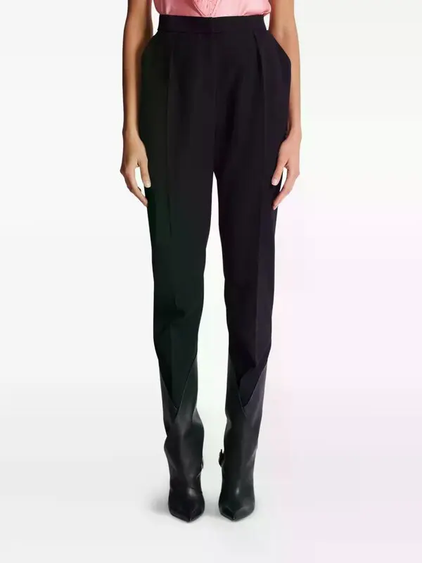Balmain Wool Trousers - Black