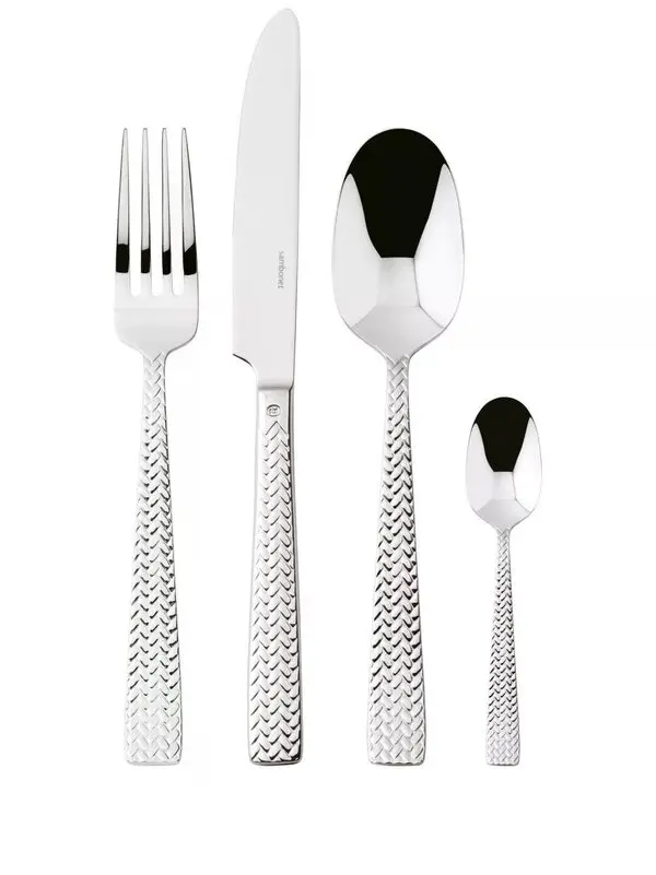SAMBONET Cortina 24-piece Cutlery Set - Silver