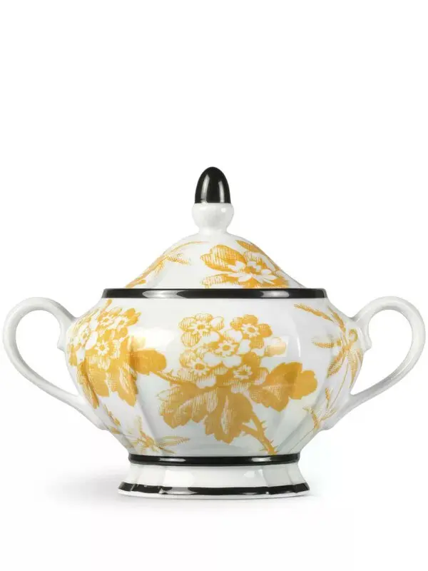 Gucci Herbarium Sugar Bowl - White