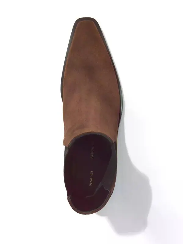 Proenza Schouler Bronco Suede Chelsea Boots - Brown