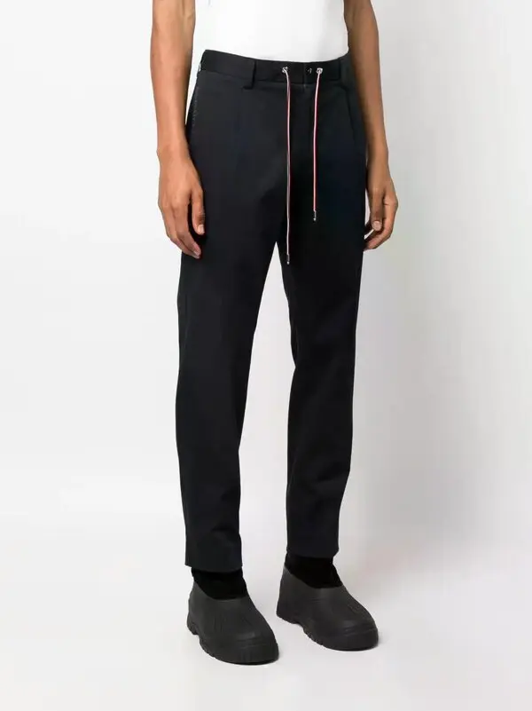 Moncler Drawstring-waist Straight-leg Trousers