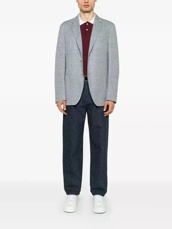 BOSS Patterned Blazer - Blue