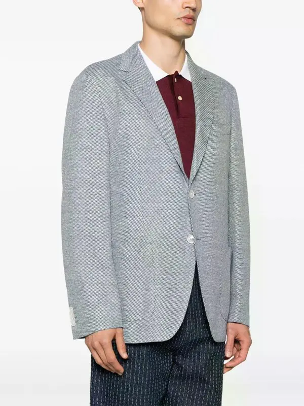 BOSS Patterned Blazer - Blue
