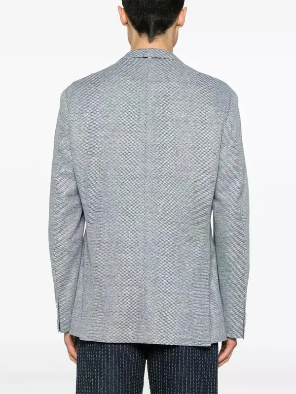 BOSS Patterned Blazer - Blue