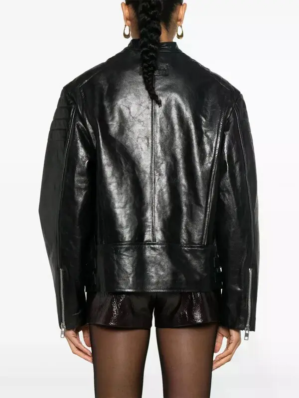 TWINSET Leather Biker Jacket