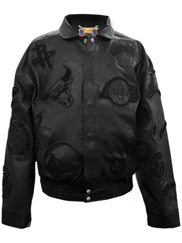 JEFF HAMILTON Nba Collage Jacket - Black