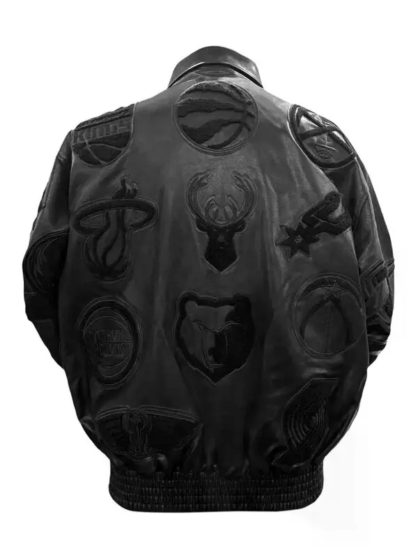 JEFF HAMILTON Nba Collage Jacket - Black