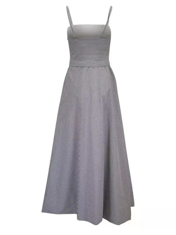 Brunello Cucinelli Striped Midi Dress