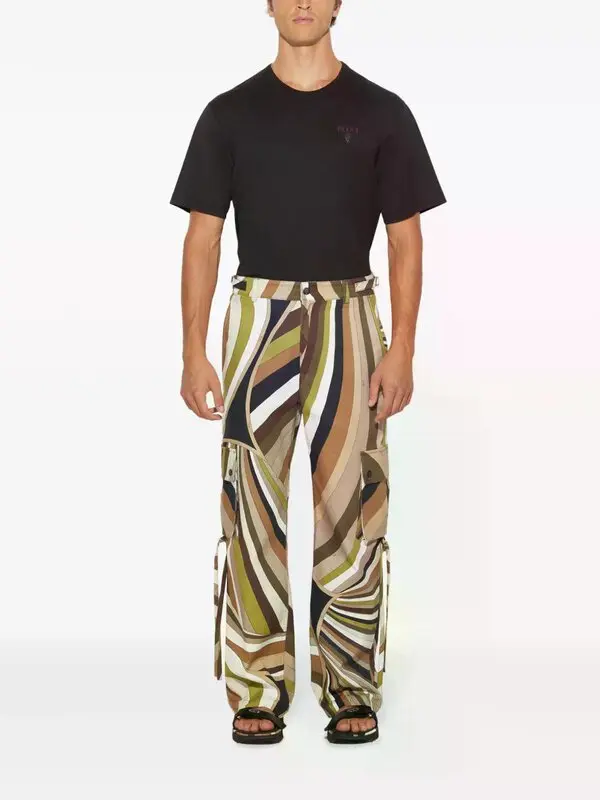 Emilio Pucci Iride-print Cargo Trousers