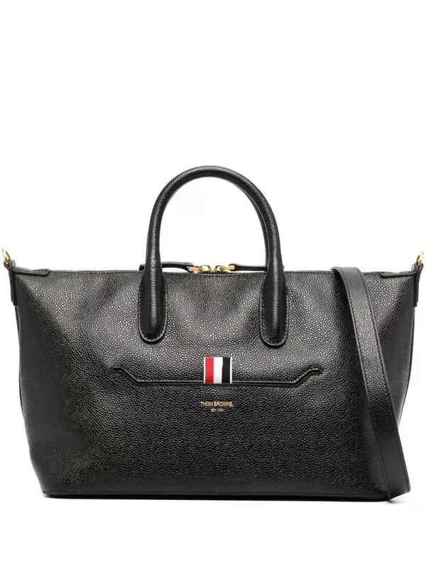Thom Browne Small Leather Tote Bag