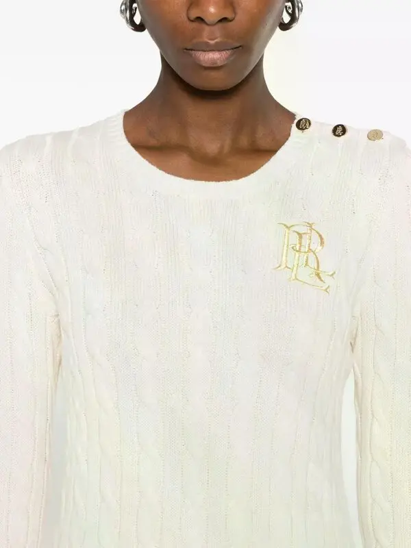 Ralph Lauren Montiva Cable-knit Cotton Sweater