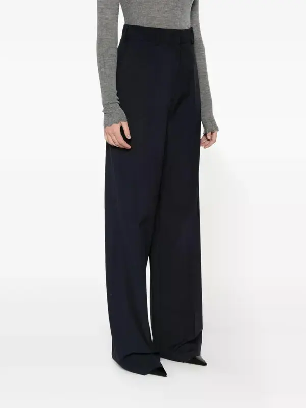 Valentino Garavani High-waisted Tailored Wool Trousers