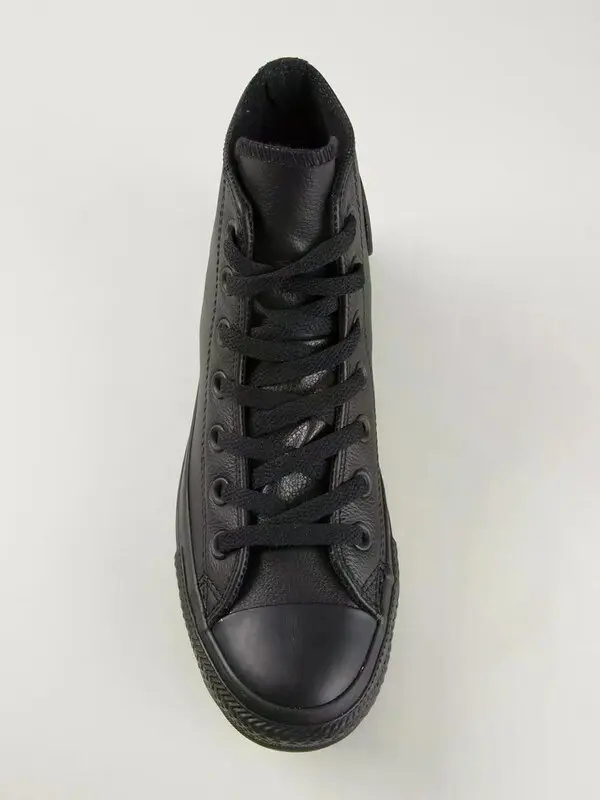 CONVERSE Leather Hi-top Sneakers - Black