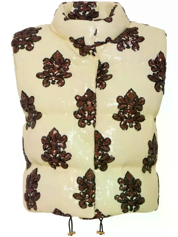 La DoubleJ Bonbon Puffer Gilet - Neutrals