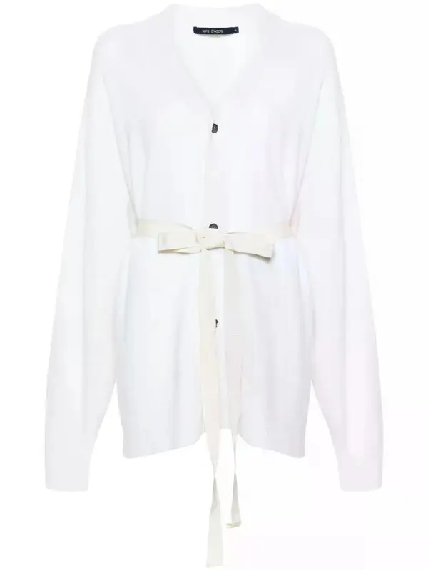 Sofie D'hoore Mask Belted Cardigan Coat - Neutrals