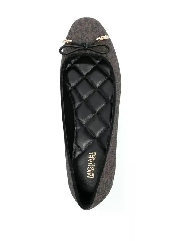 Michael Kors Nori Leather Ballerina Shoes