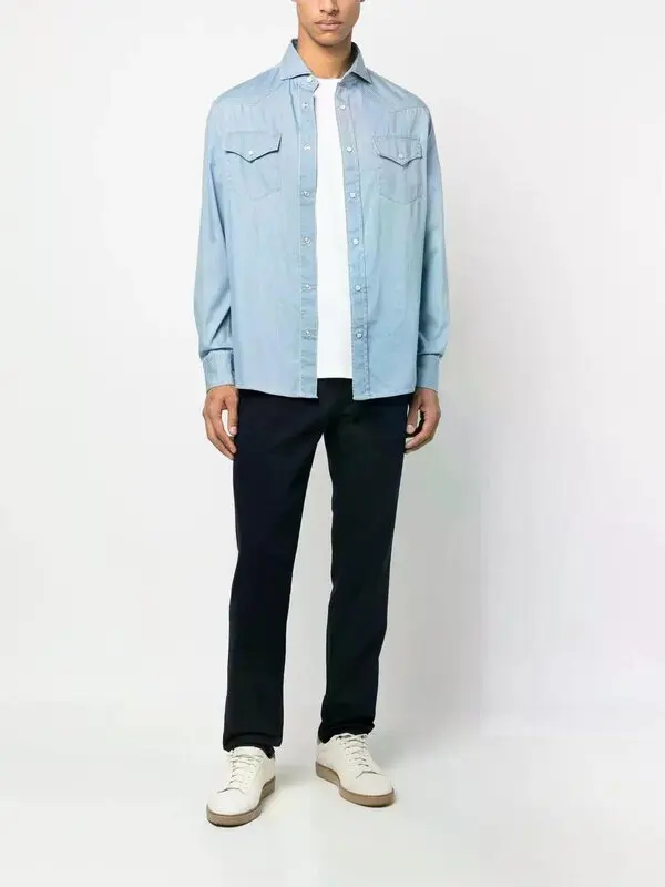 Brunello Cucinelli Button-up Denim Shirt