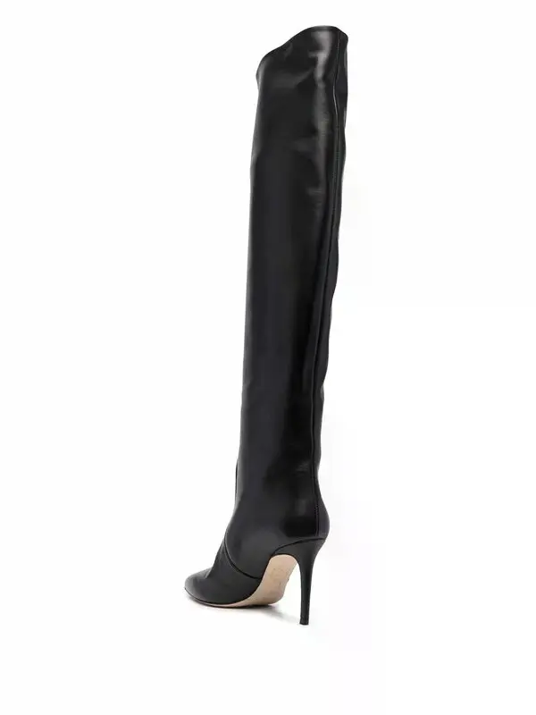 SCAROSSO X Brian Atwood Carra Leather Boots