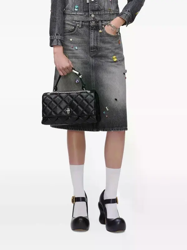 Marc Jacobs Quilted Convertible Shoulder Bag - Black