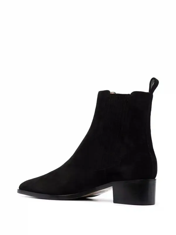 SCAROSSO Olivia Leather Chelsea Boots