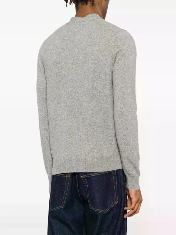 Play Comme Des Garcon Heart-motif Wool Cardigan