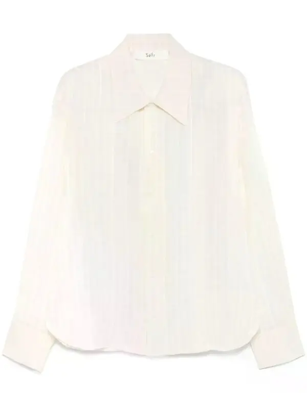 Séfr Ignacio Check-pattern Long-sleeve Shirt
