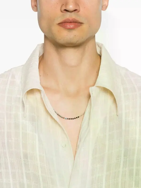 Séfr Ignacio Check-pattern Long-sleeve Shirt