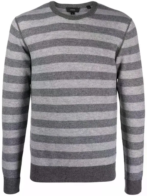 Vince Striped Knit Jumper