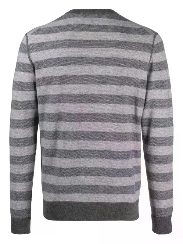 Vince Striped Knit Jumper