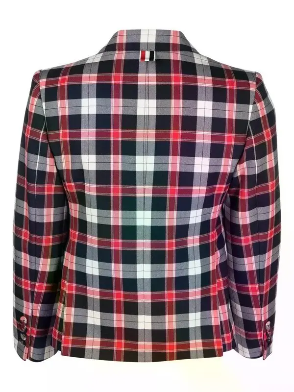 Thom Browne Tartan Single-breasted Blazer