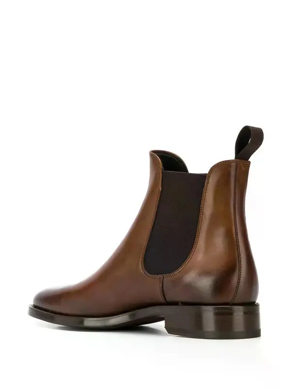 SCAROSSO Enzo Chelsea Boots - Brown