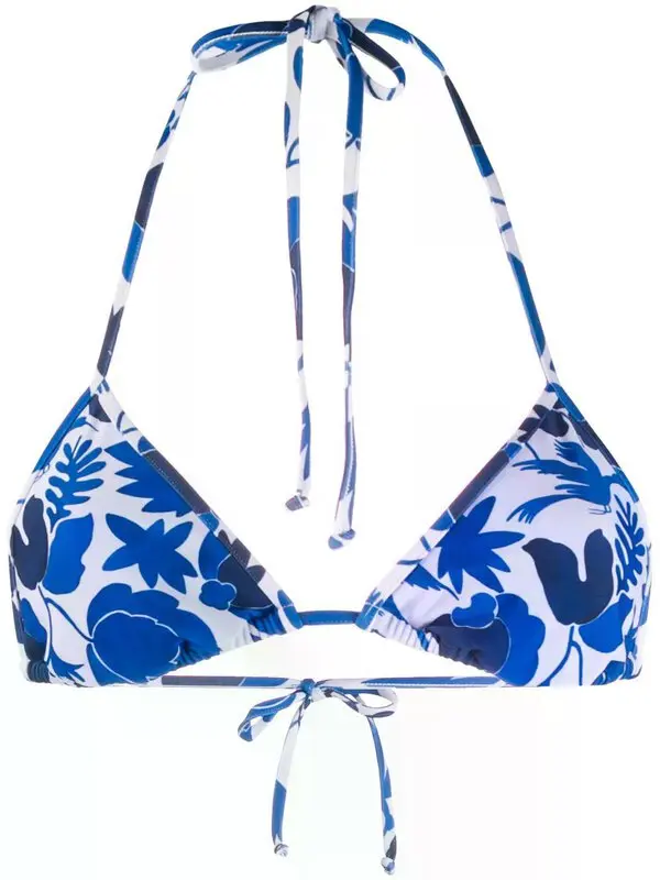 La DoubleJ Printed String Bikini Bottoms