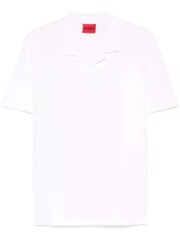BOSS Camp-collar T-shirt